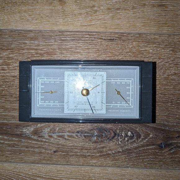 Airguide | Accents | Vintage Art Deco Airguide Desktop Barometer ...